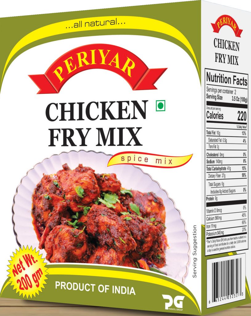 Chicken Fry Mix 200 Gms. | Periyar: Authentic, Quality Indian Food